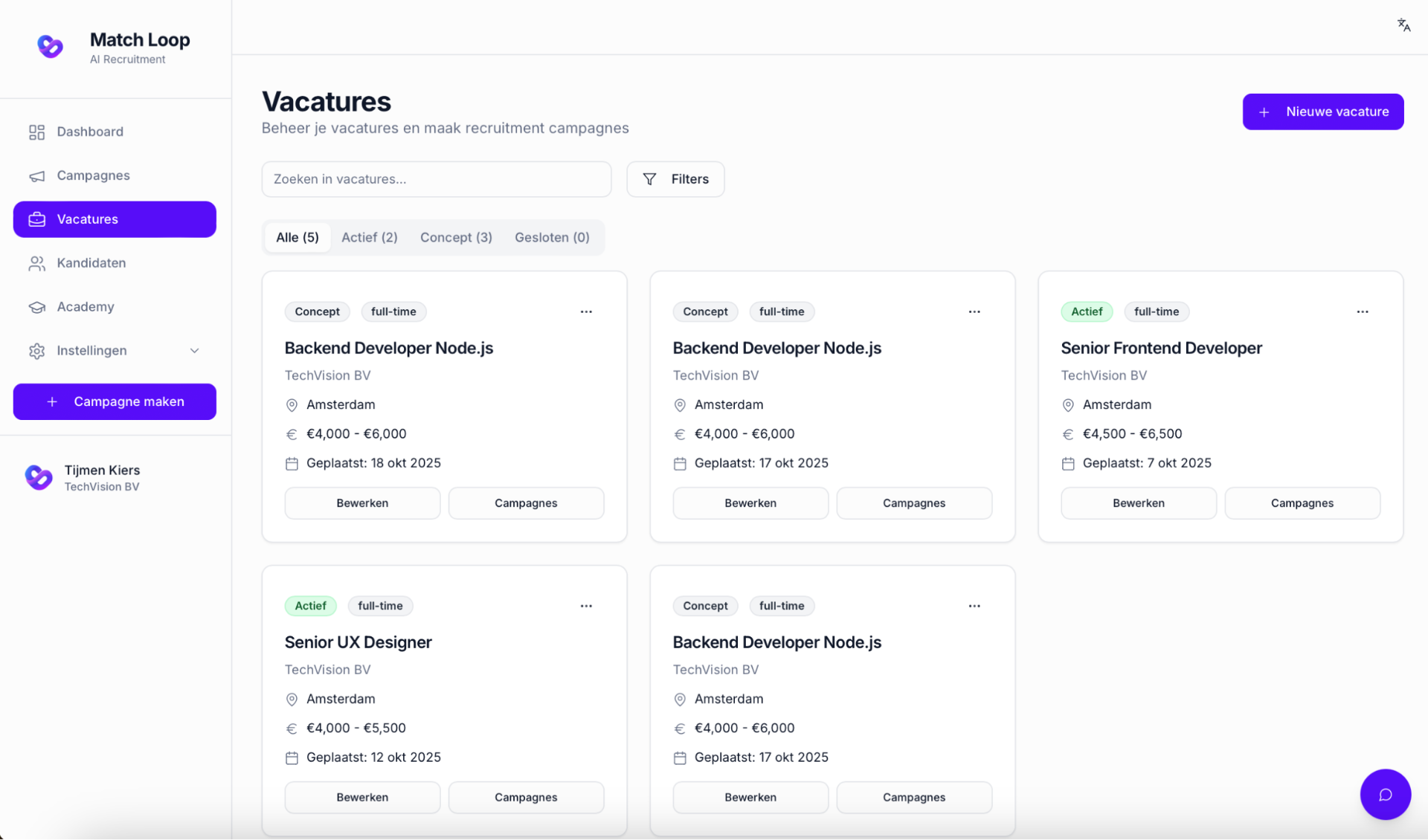 Match-Loop | #1 AI Recruitment Software voor MKB Nederland